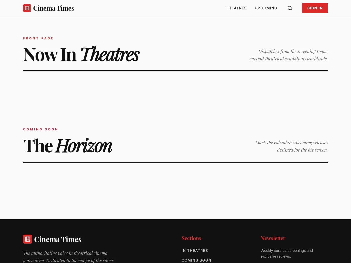 Movie Theatre Hub