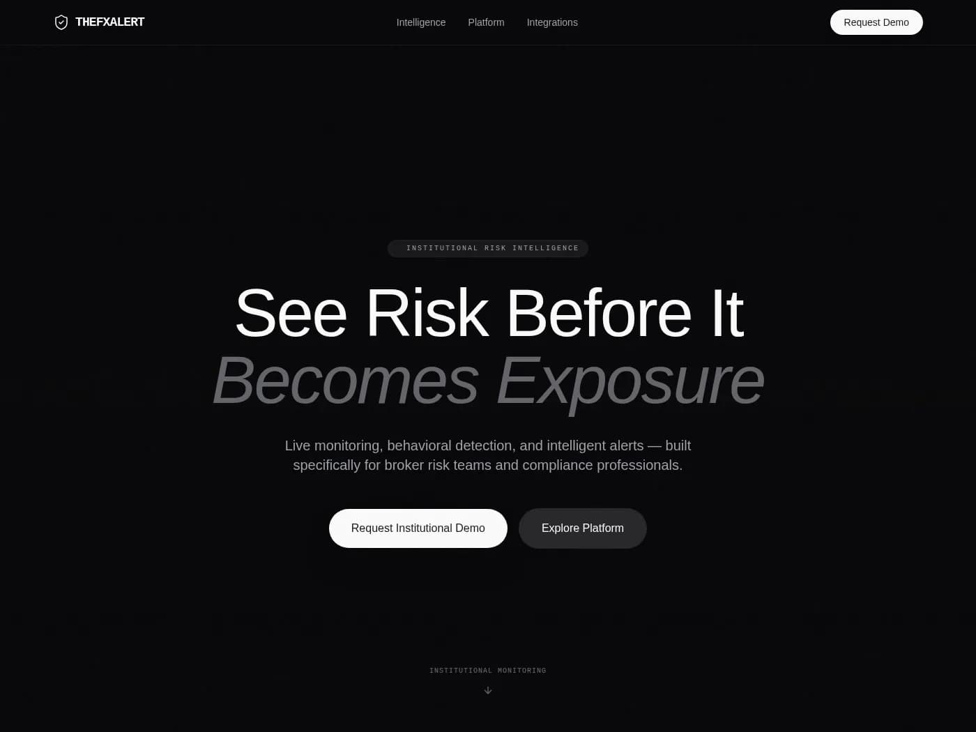 TheFxAlert Landing Page