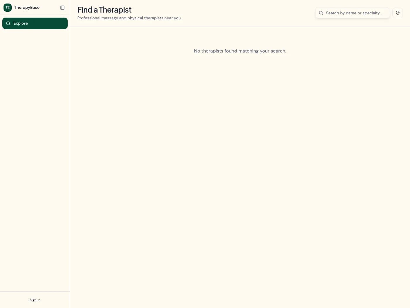 TherapyEase Marketplace