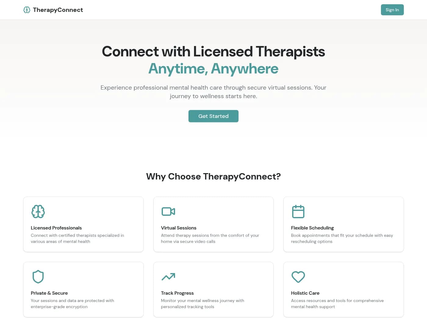 TherapyConnect App