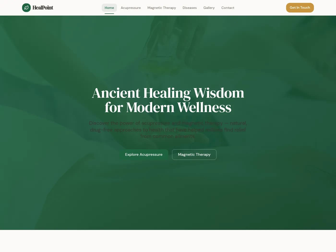 Holistic Therapy Explorer
