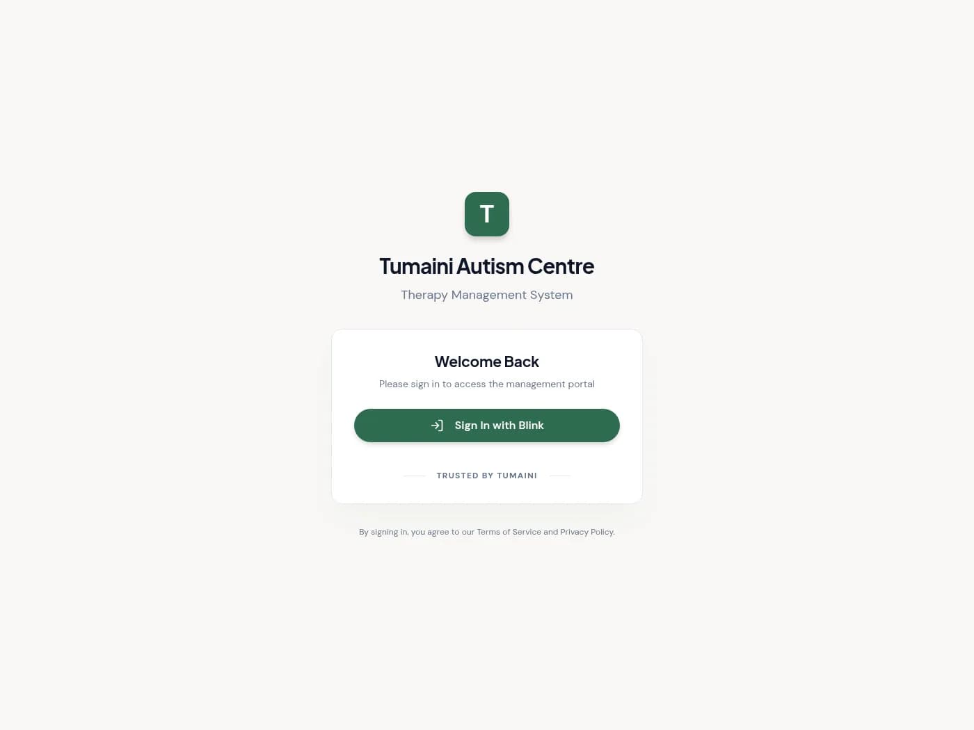 Tumaini Therapy System