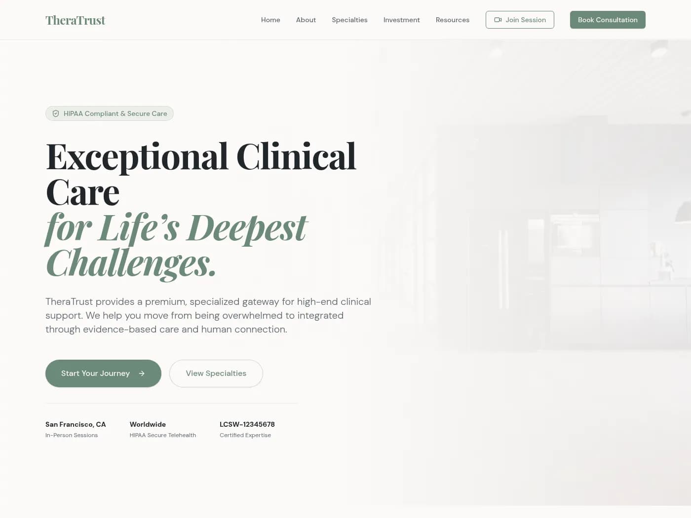 TheraTrust Web Gateway