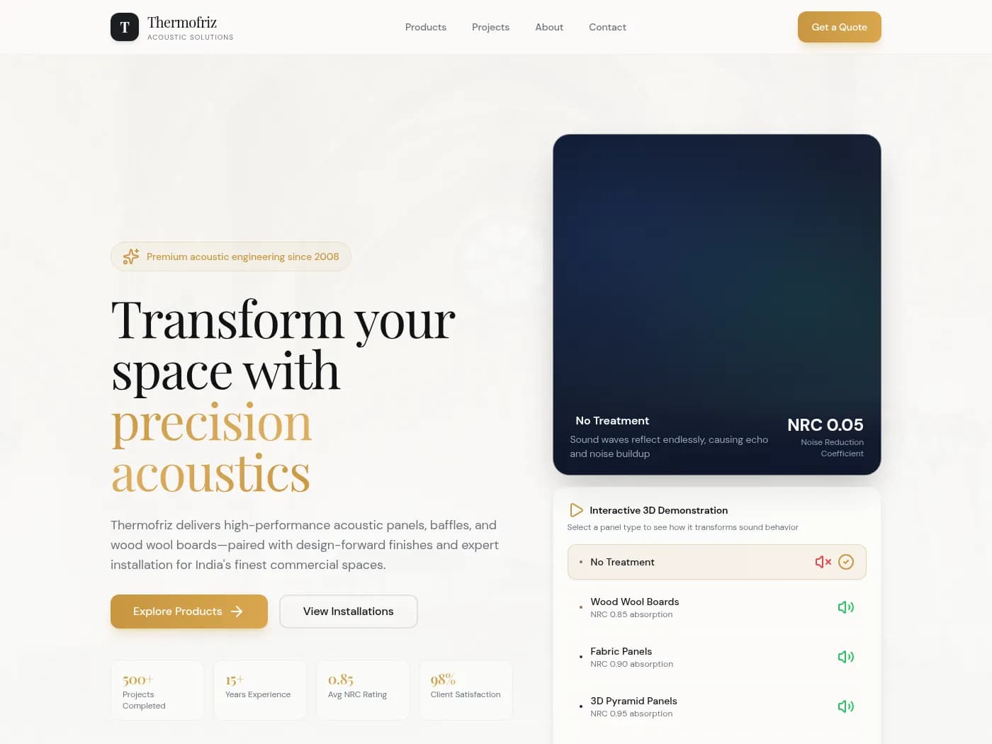 Thermofriz 3D Acoustic Site