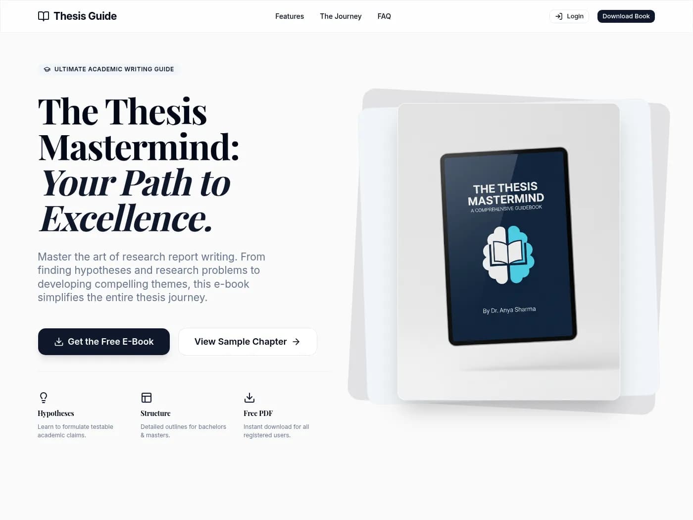 Thesis Guidebook