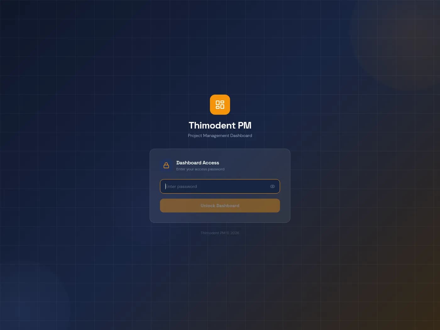 Thimodent PM Dashboard