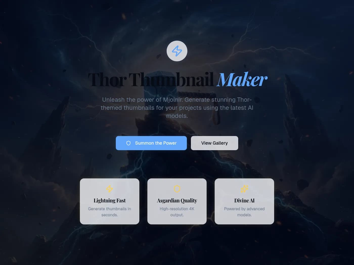Thor Thumbnail Maker