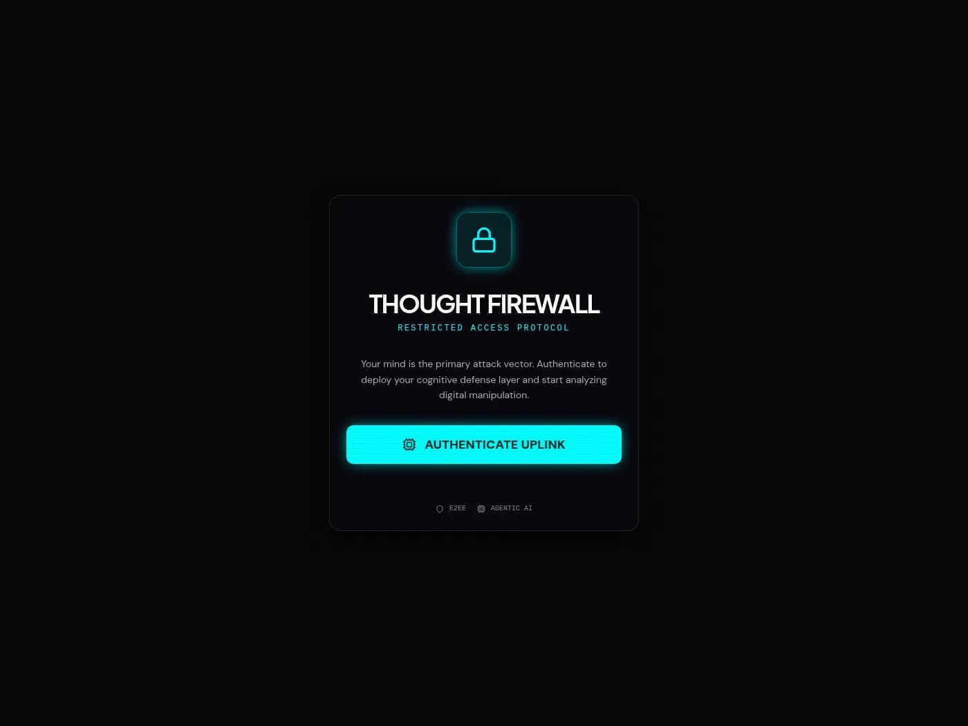 Thought Firewall AI