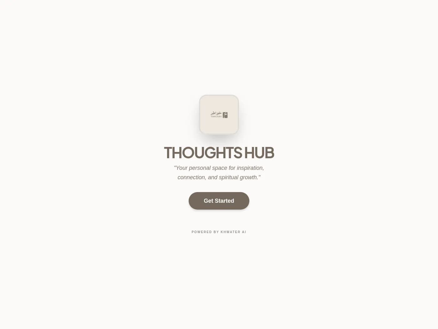 Thoughts AI Hub