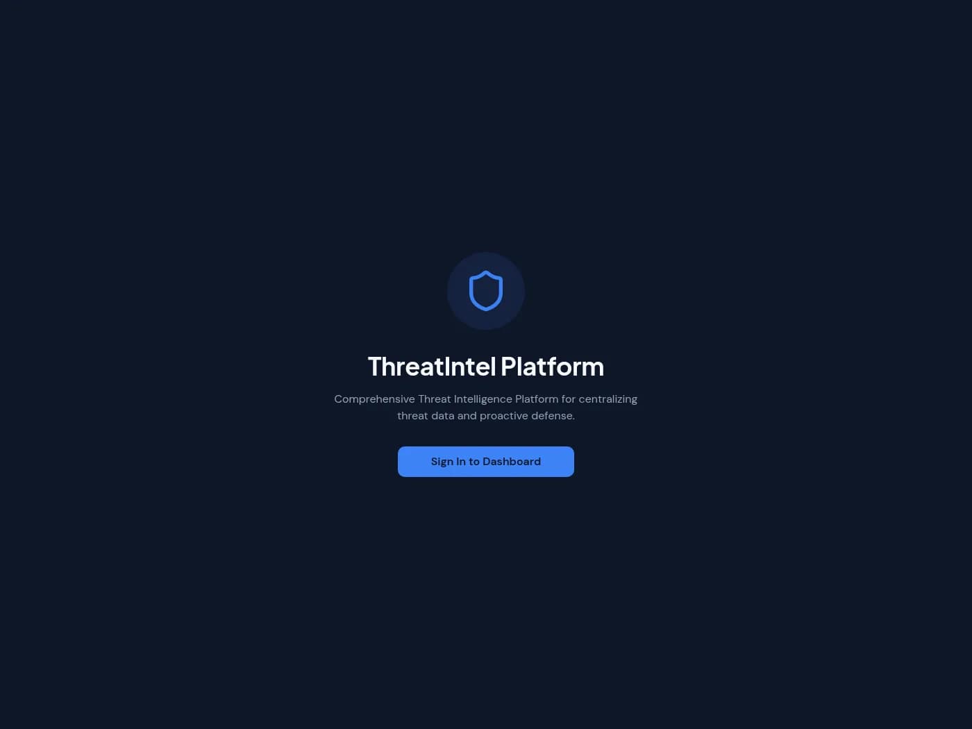 ThreatIntel Platform