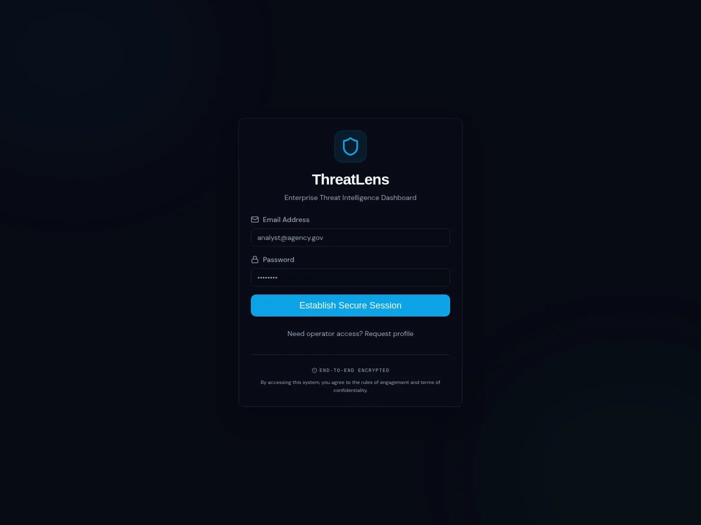 ThreatLens Dashboard