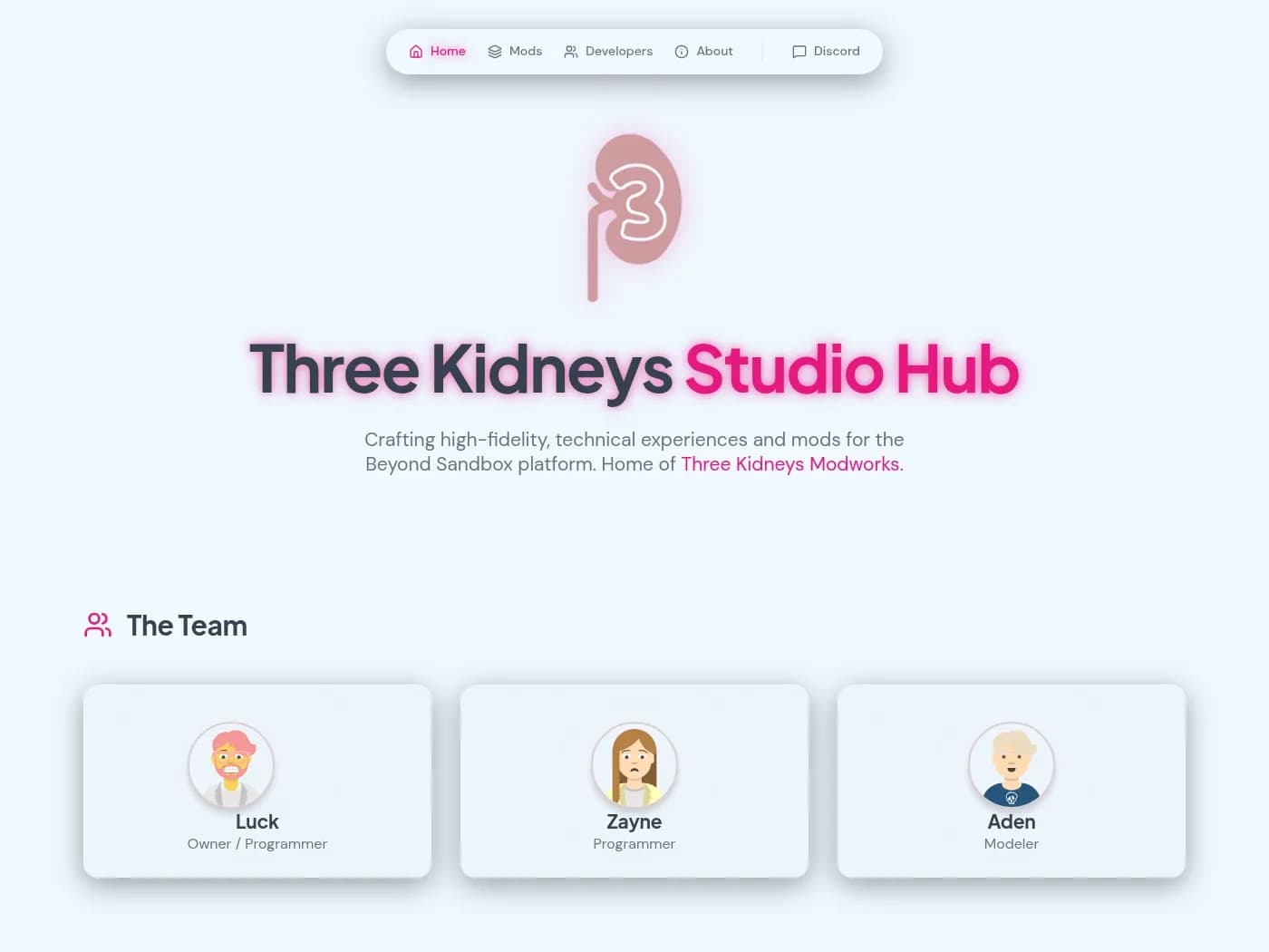 Three Kidneys Studio Hub