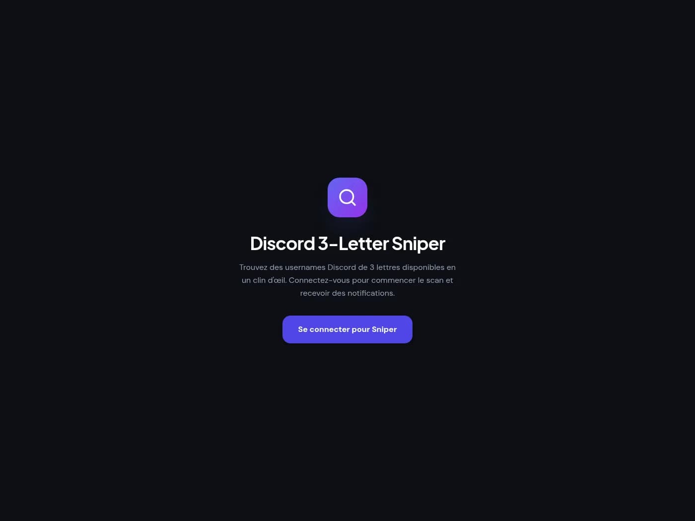 3-Letter Sniper Bot