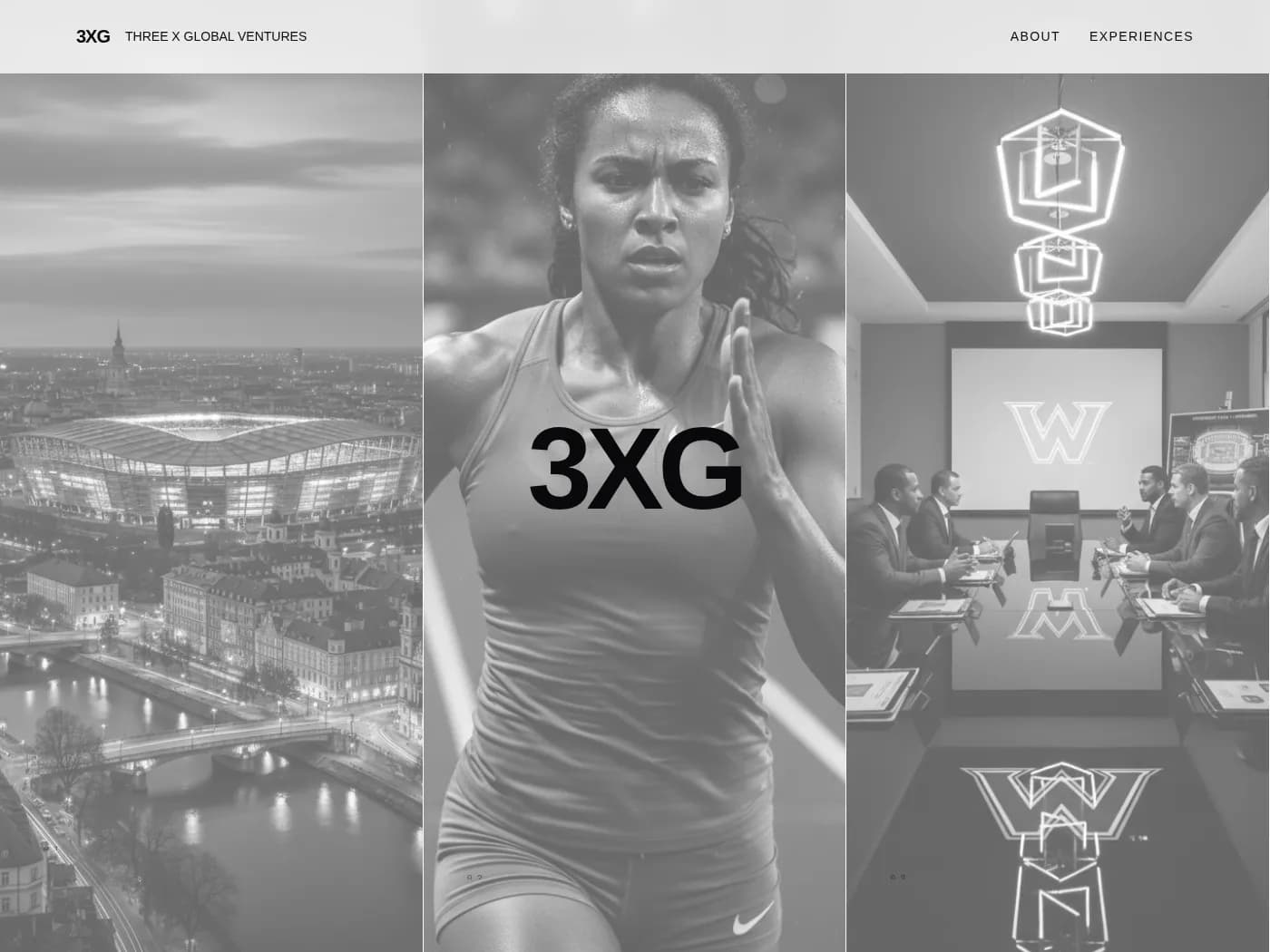 Three X Global Ventures Site