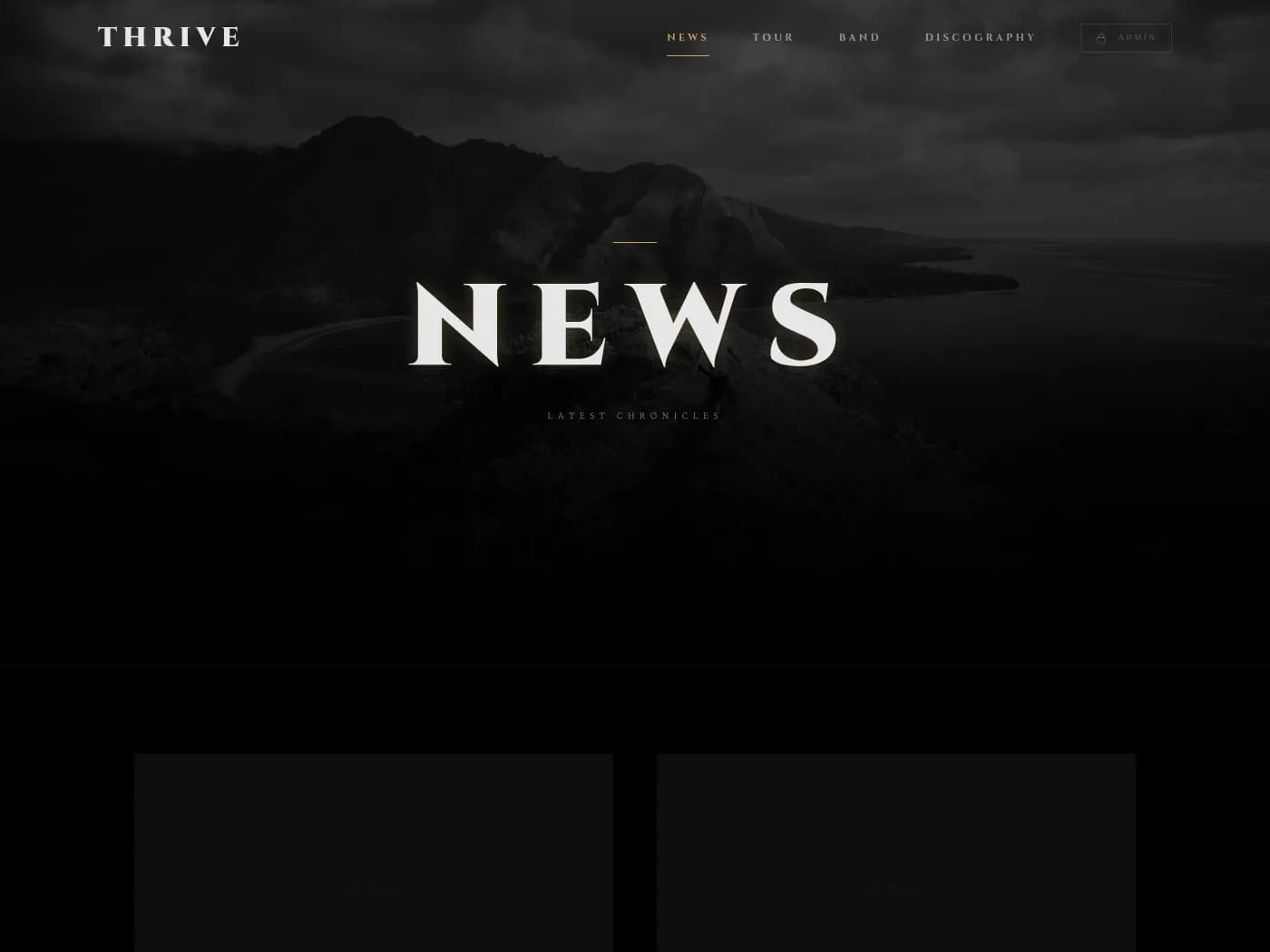 THRIVE Rock Band Site