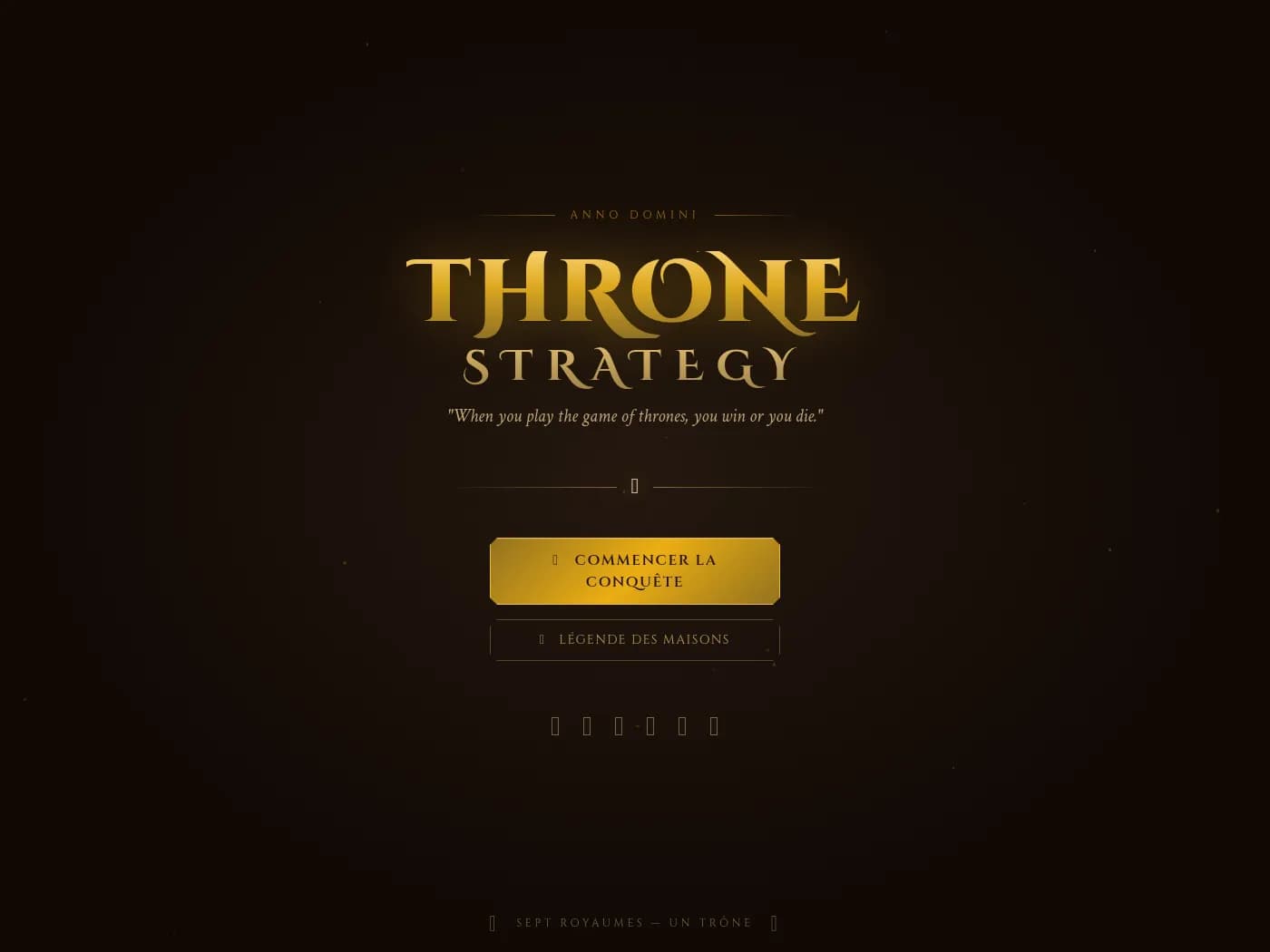 Throne Strategy Game