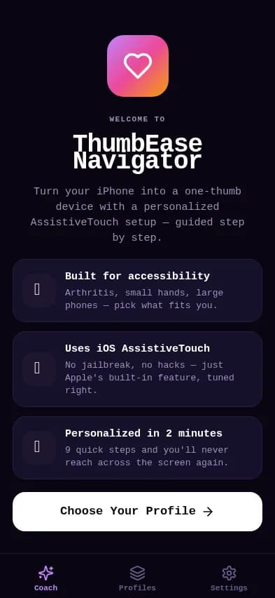 ThumbEase Navigator