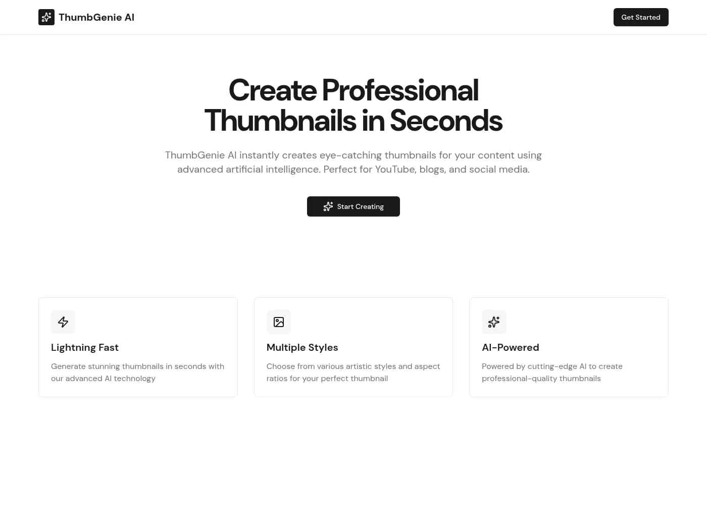 ThumbGenie AI