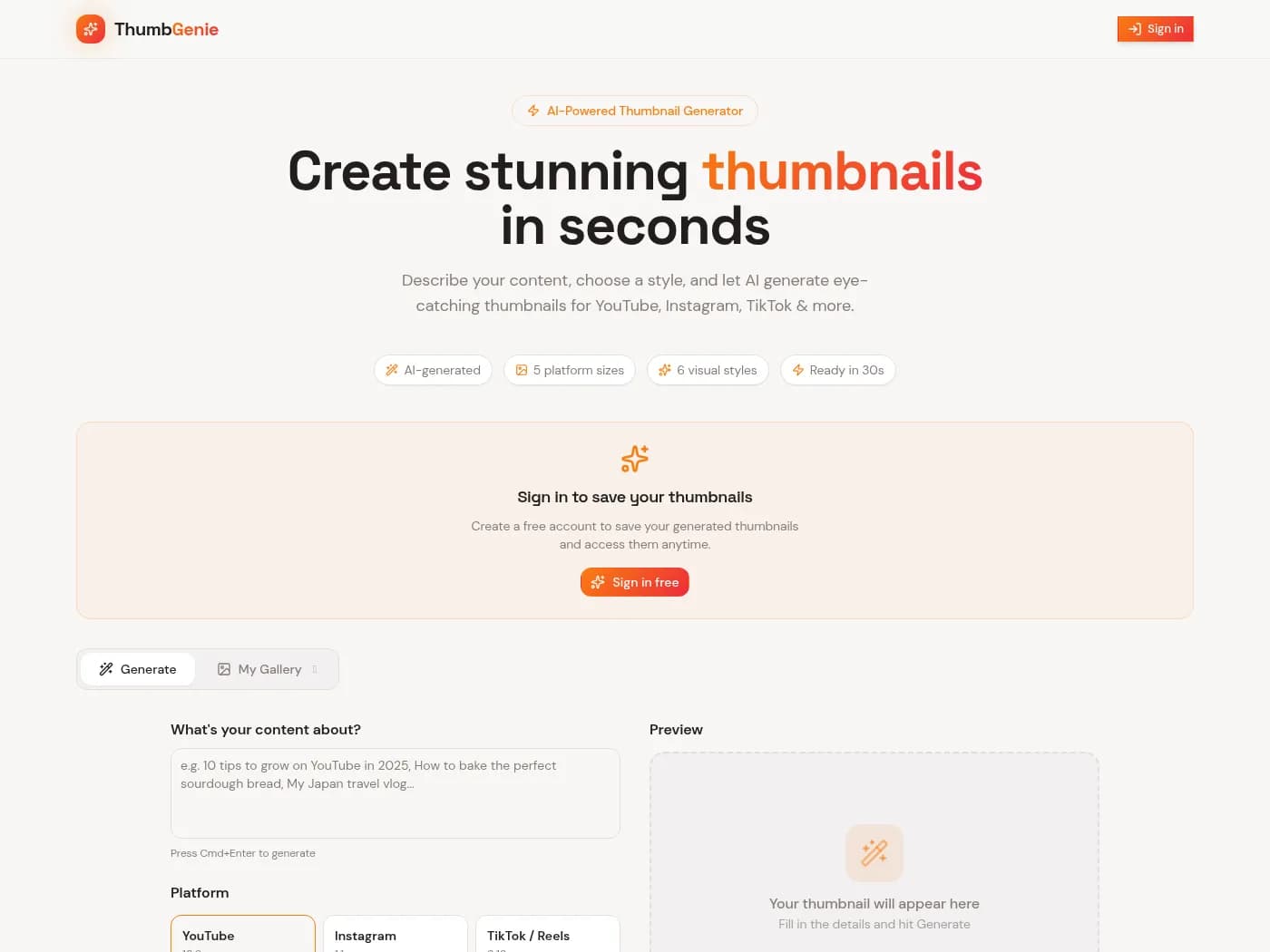 ThumbGenie