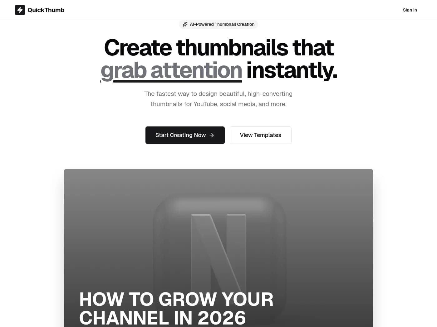 QuickThumb Generator