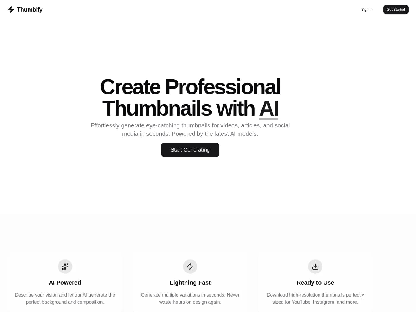 Thumbify Generator