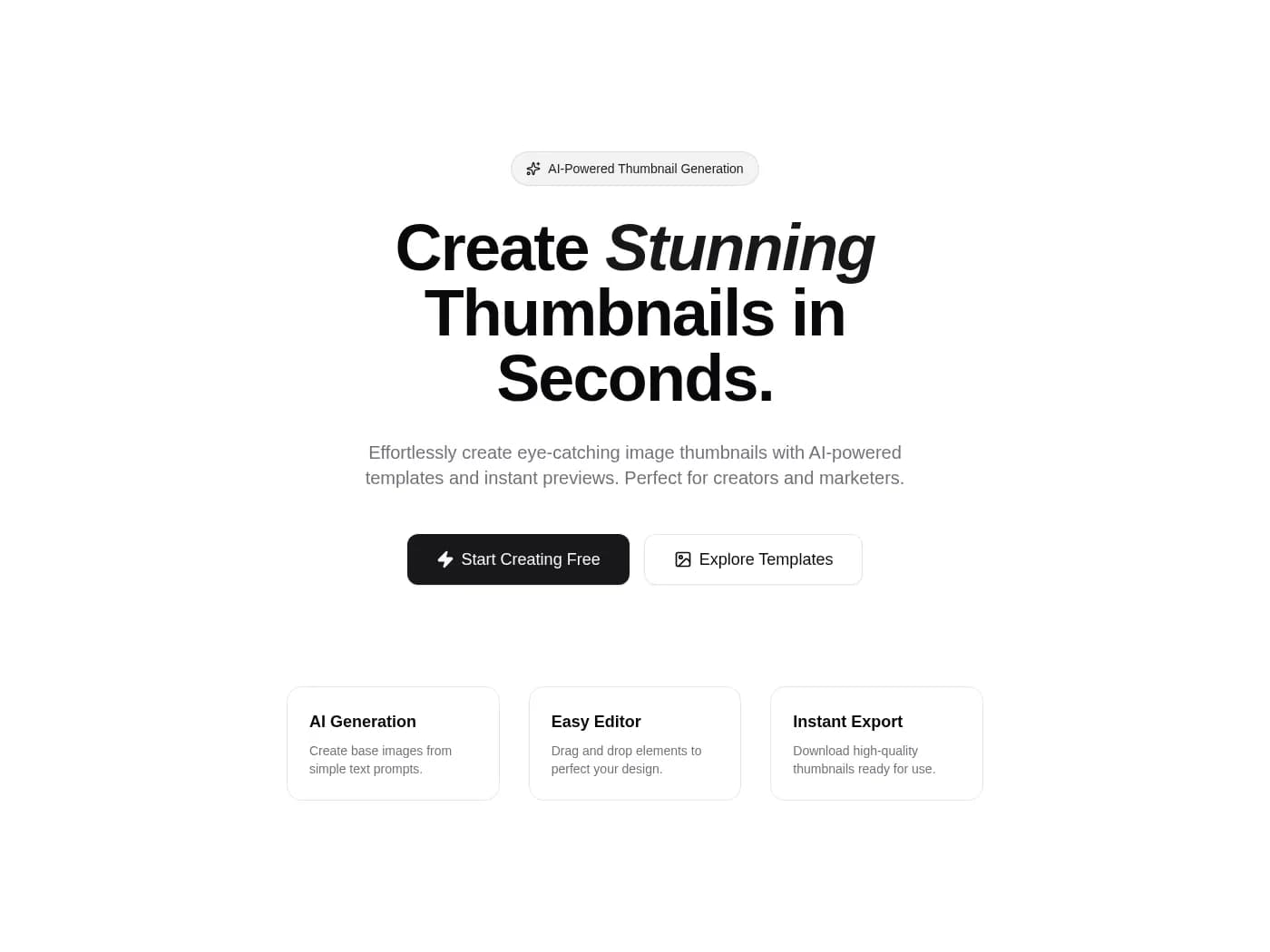 ThumbCraft Generator