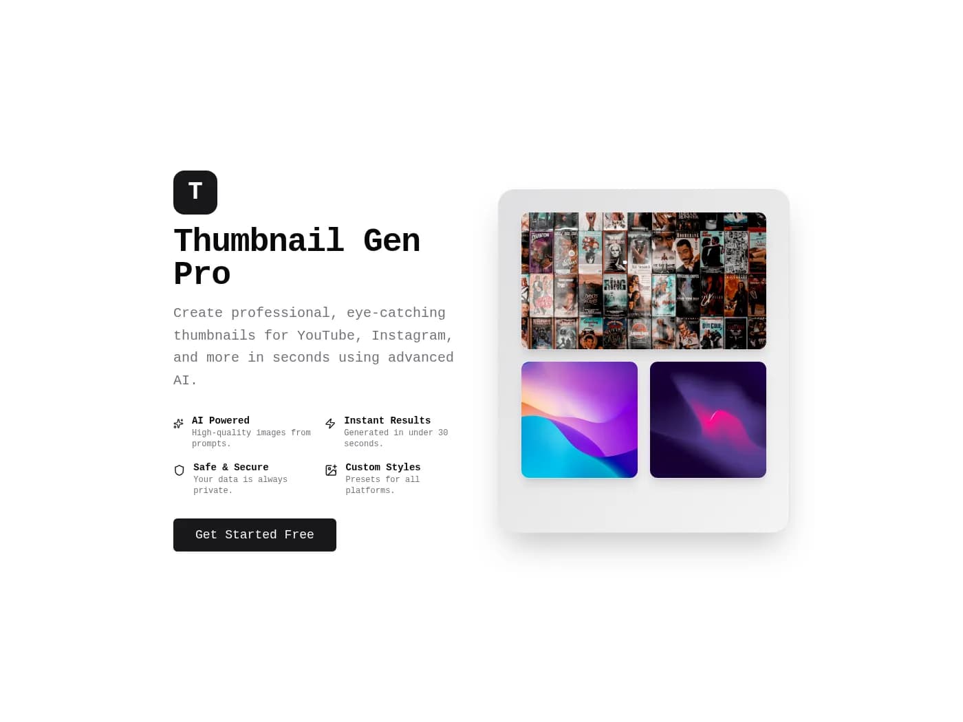 Thumbnail Gen Pro