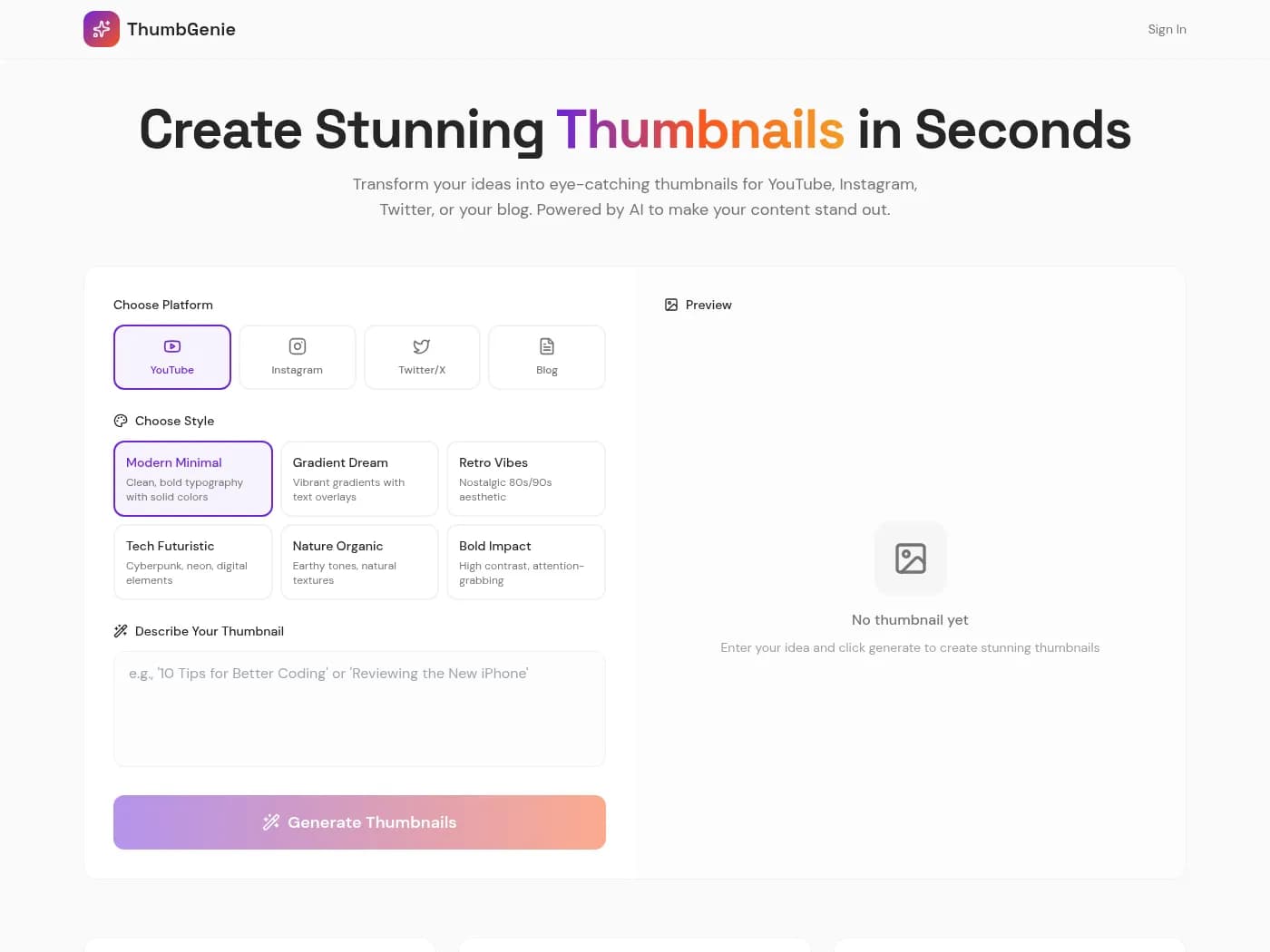 ThumbGenie