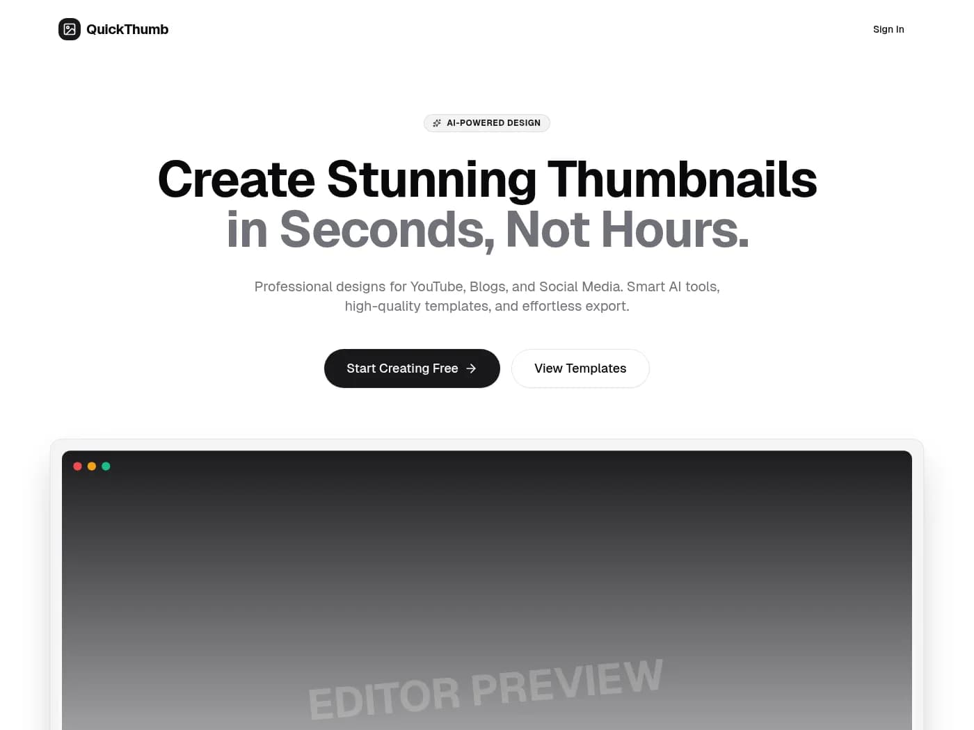 QuickThumb Generator