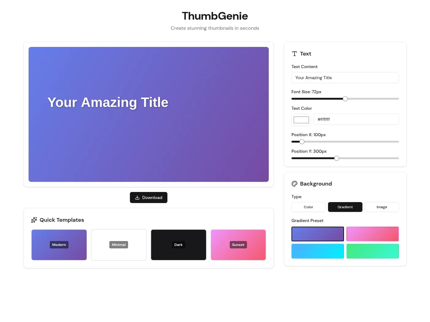ThumbGenie