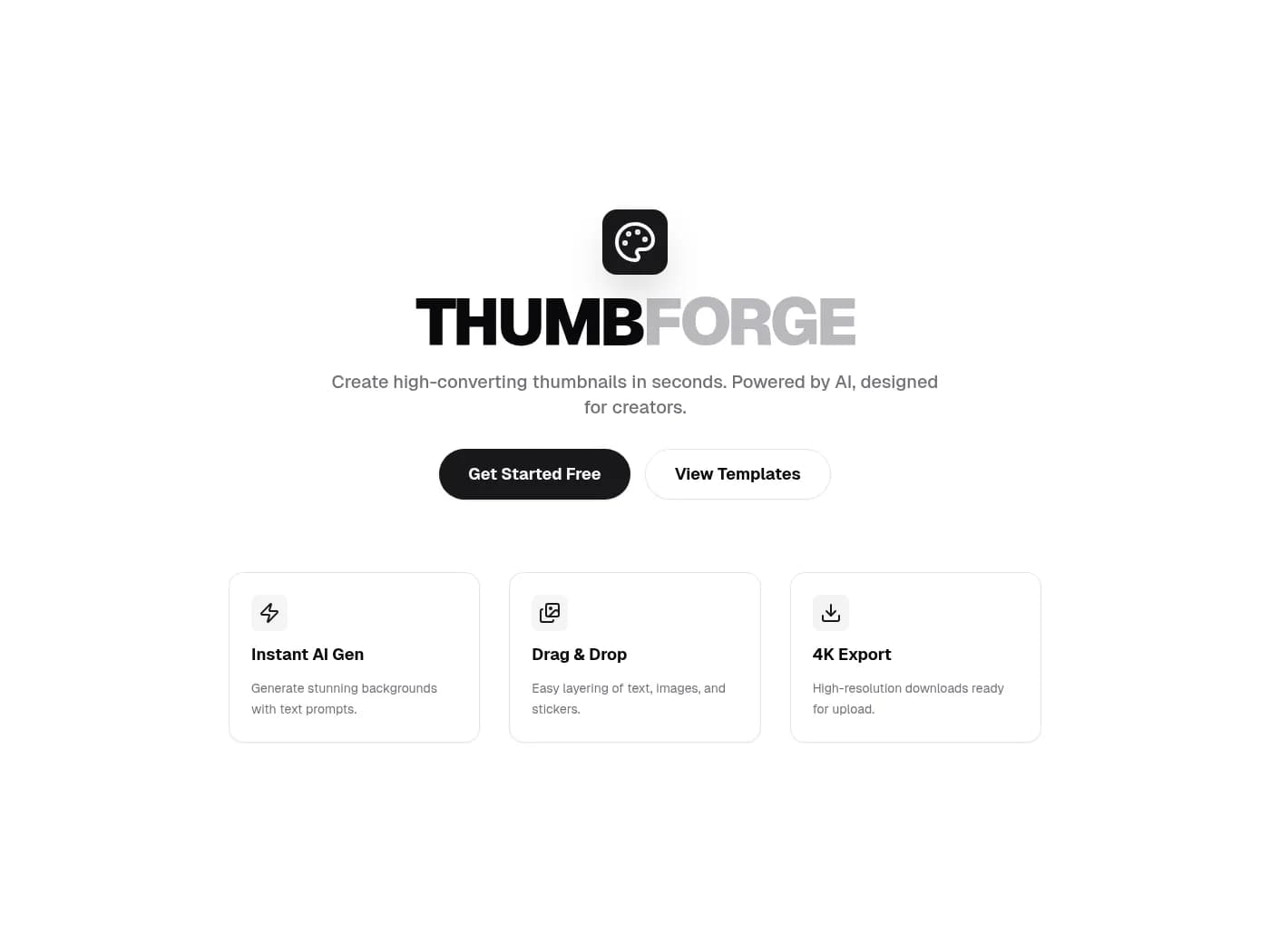 ThumbForge Generator