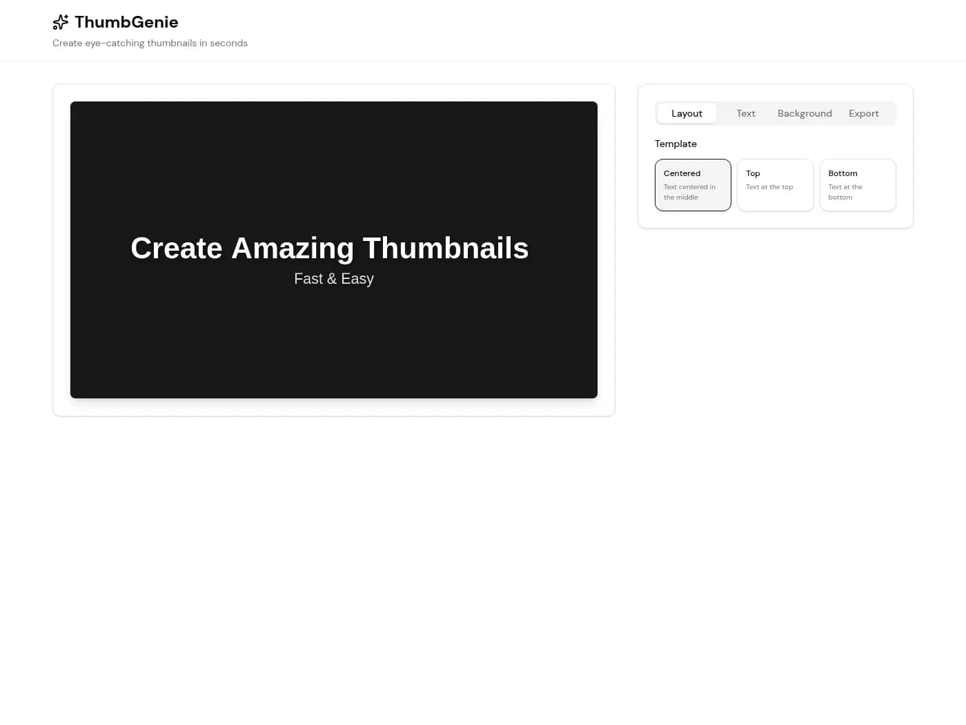 ThumbGenie