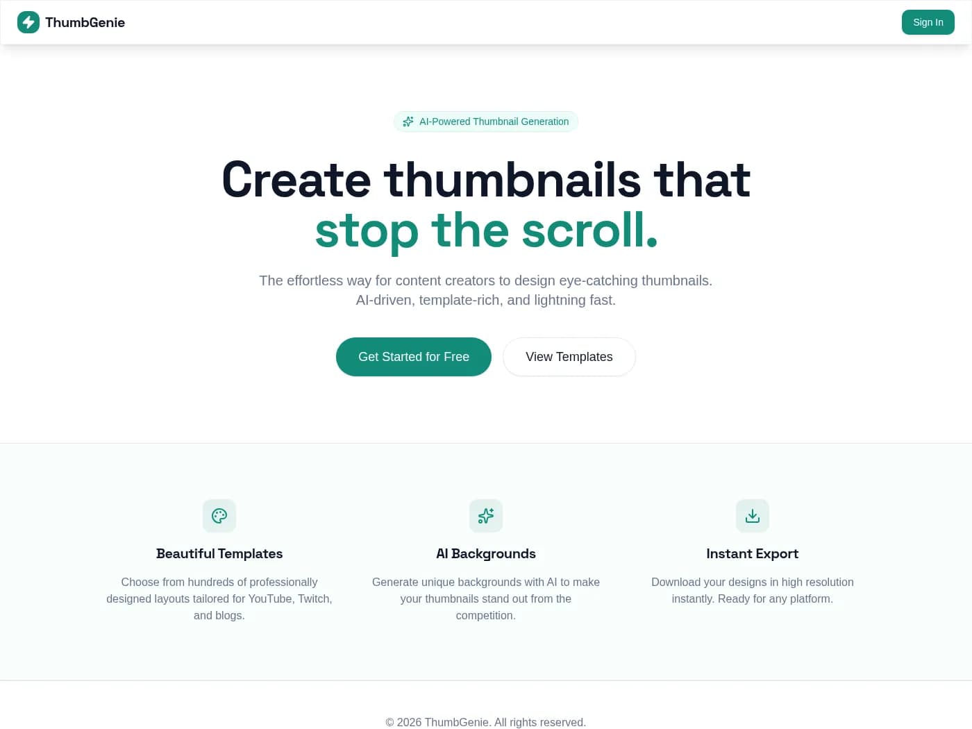 ThumbGenie