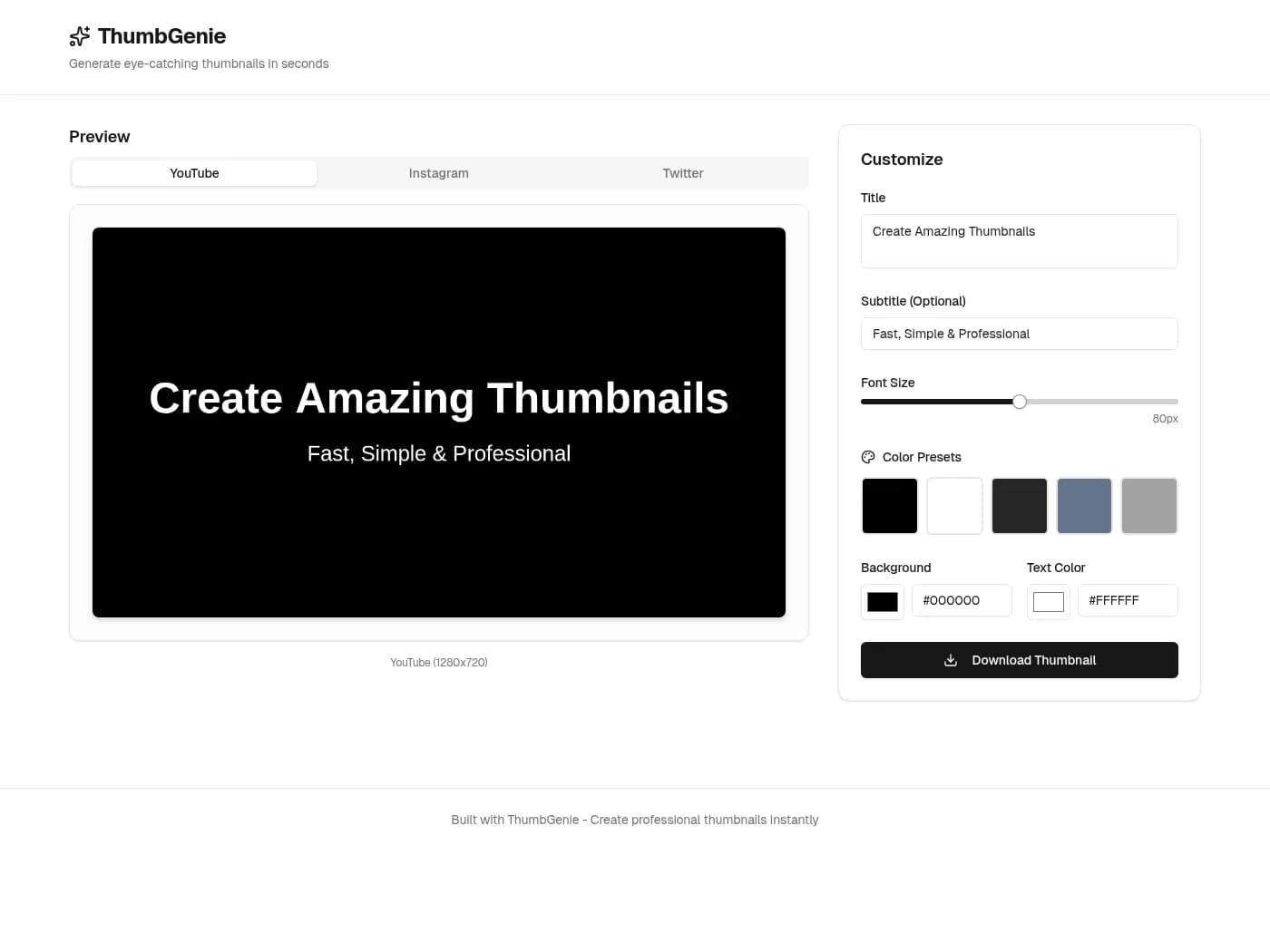 ThumbGenie