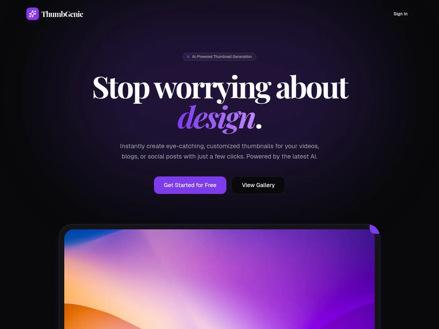 ThumbGenie