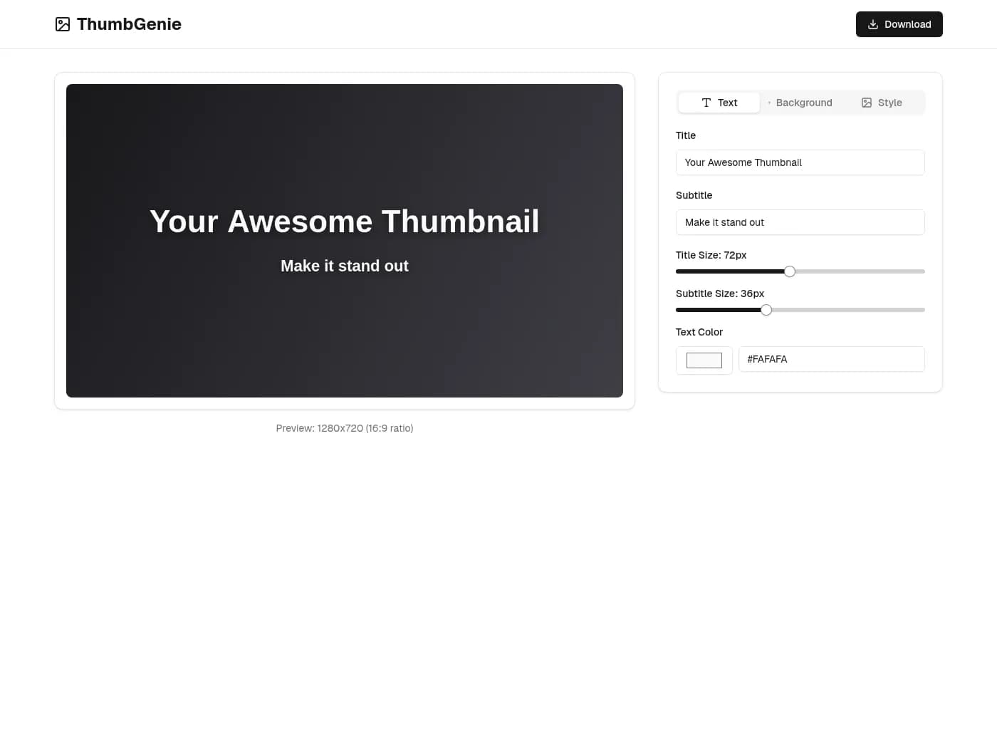 ThumbGenie