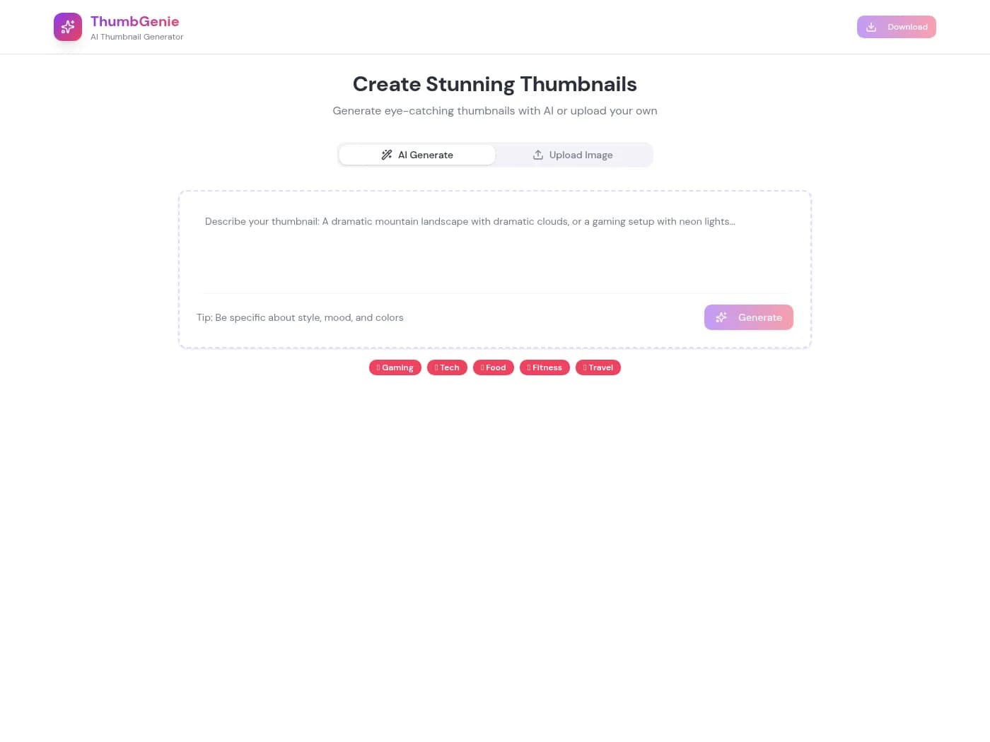 ThumbGenie