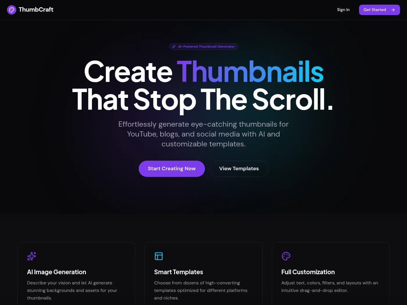 ThumbCraft Generator