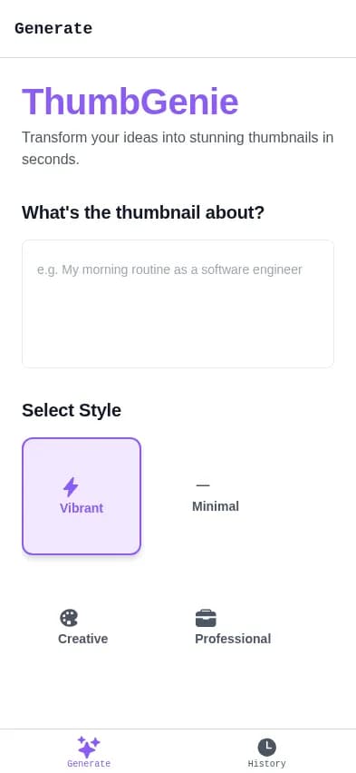 ThumbGenie