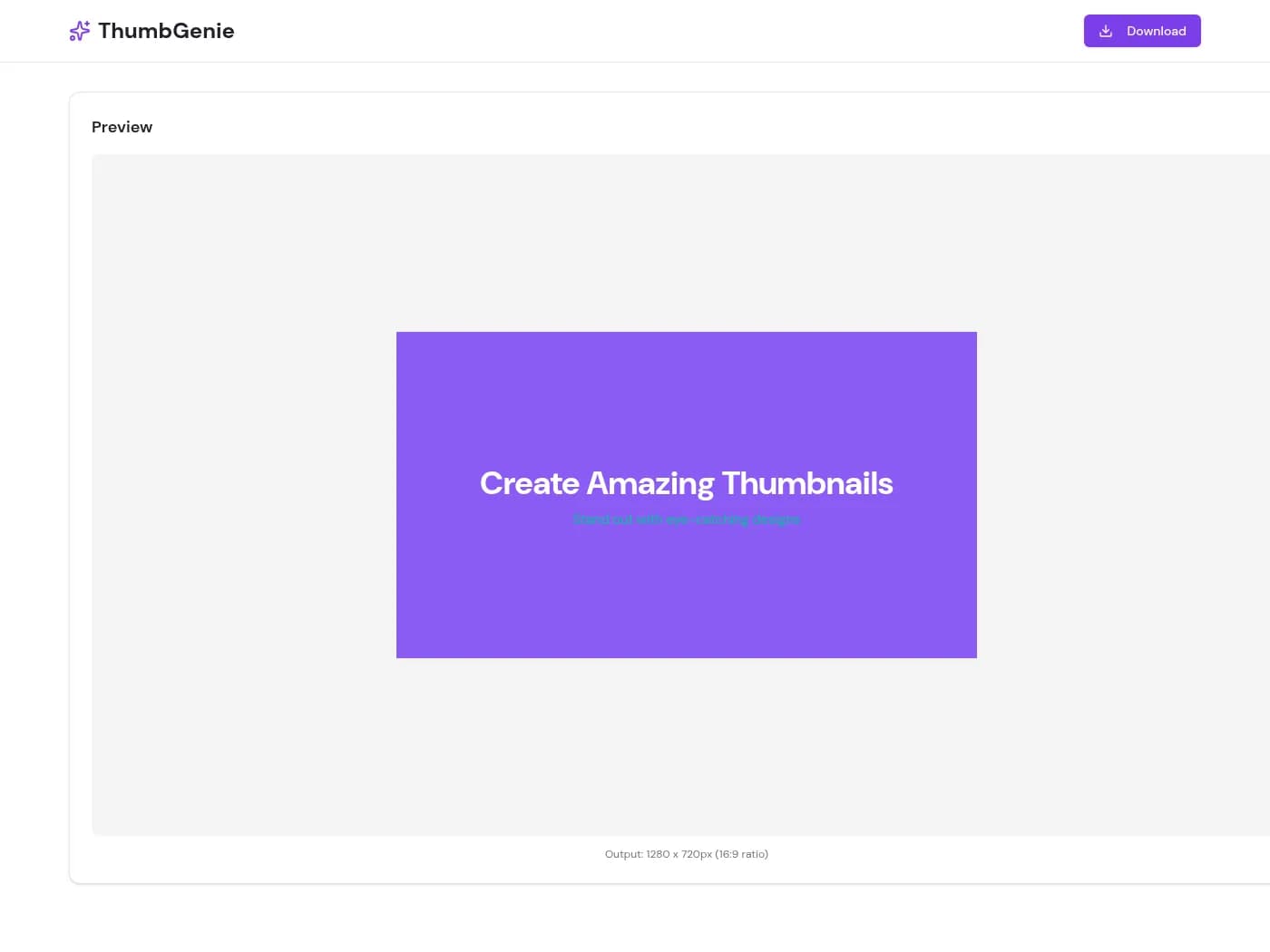 ThumbGenie