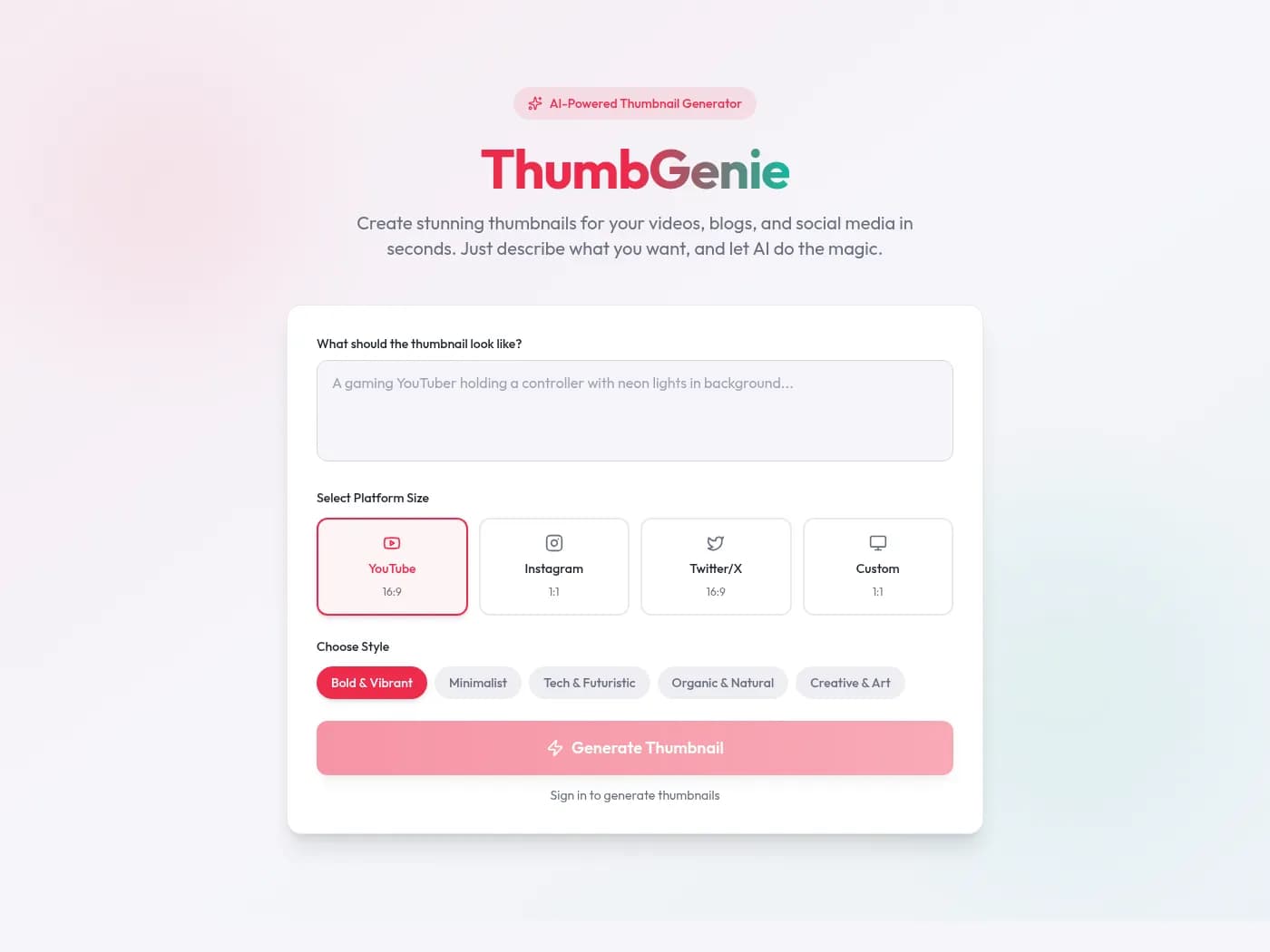 ThumbGenie