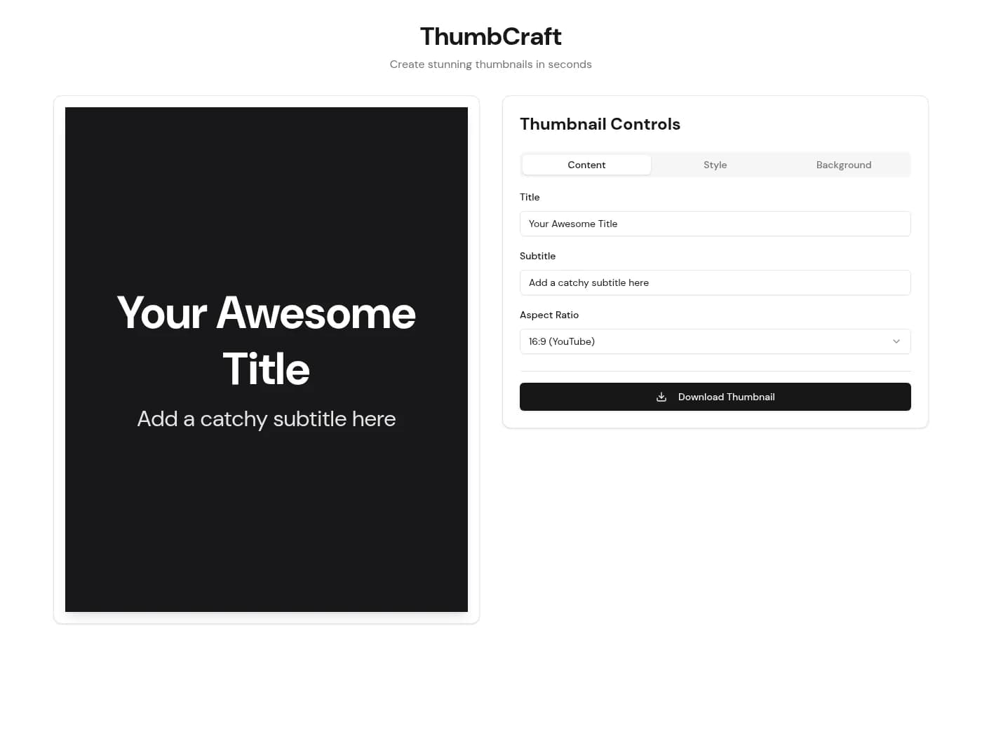 ThumbCraft