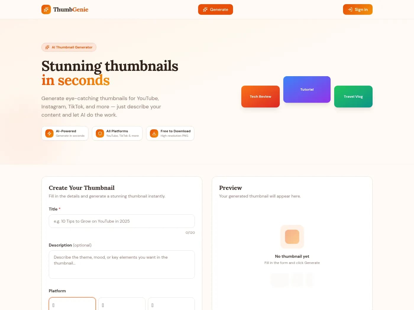 ThumbGenie