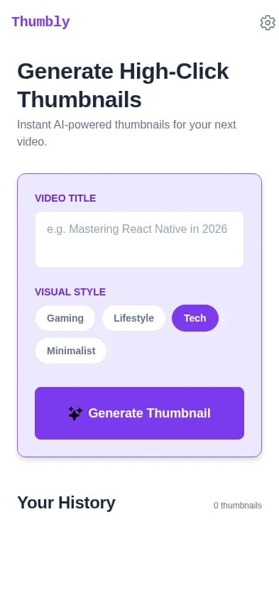 Thumbly Generator
