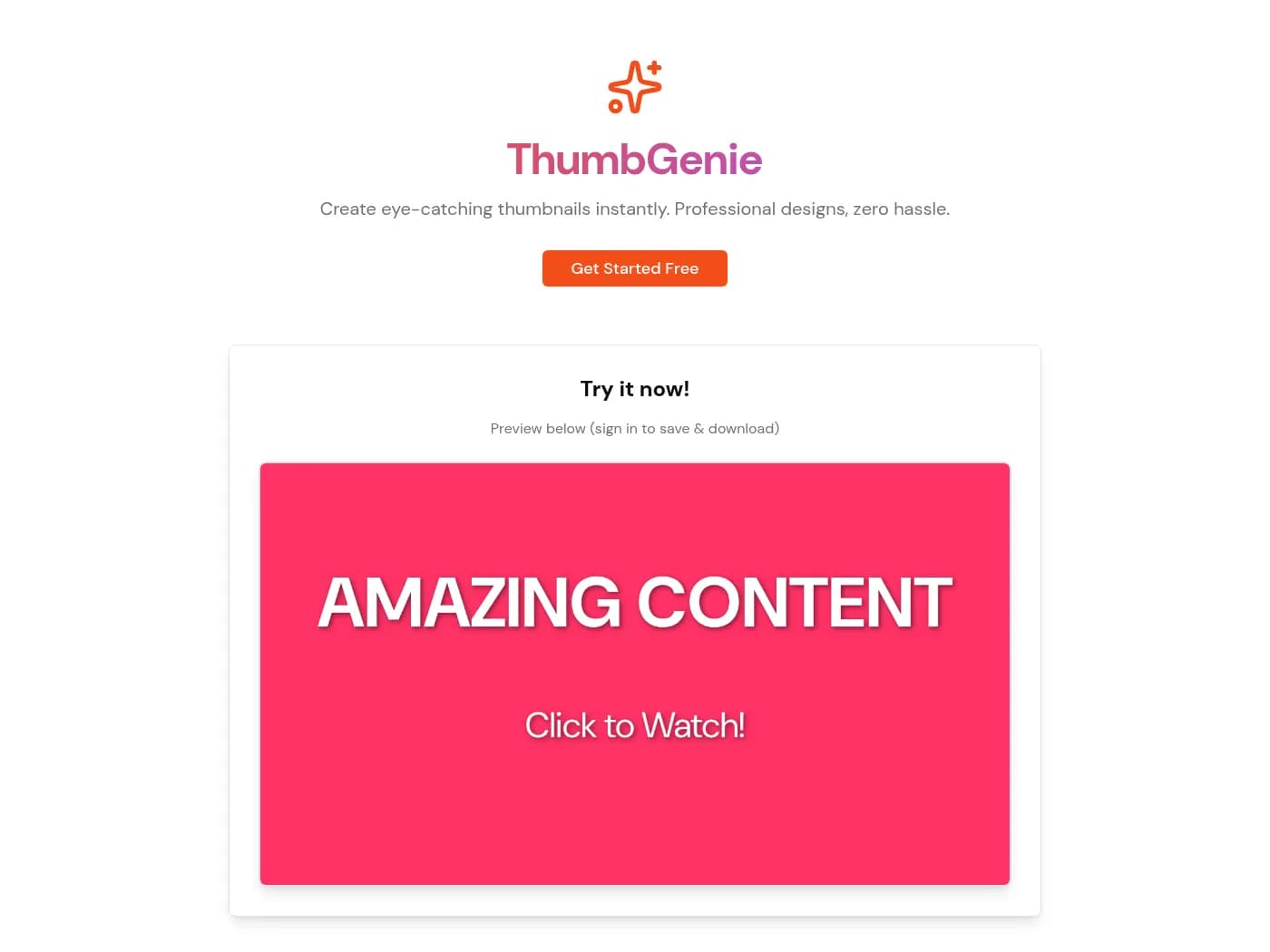 ThumbGenie