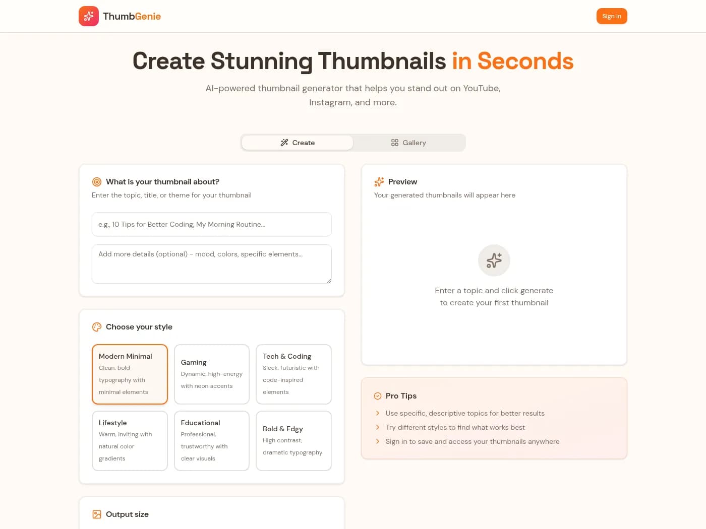 ThumbGenie