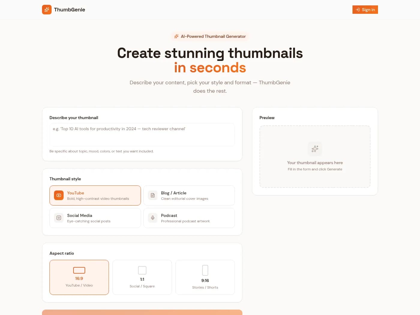 ThumbGenie