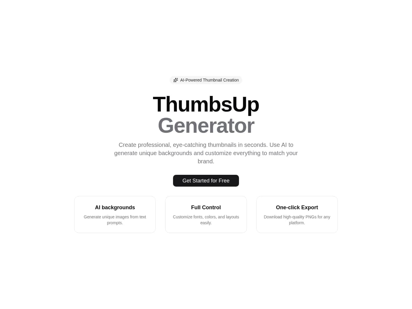 Thumbnail generator