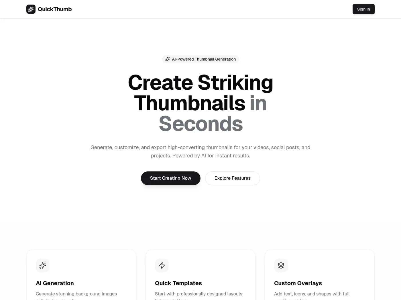 QuickThumb Generator
