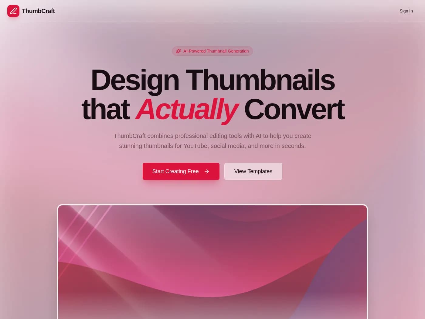 ThumbCraft Generator